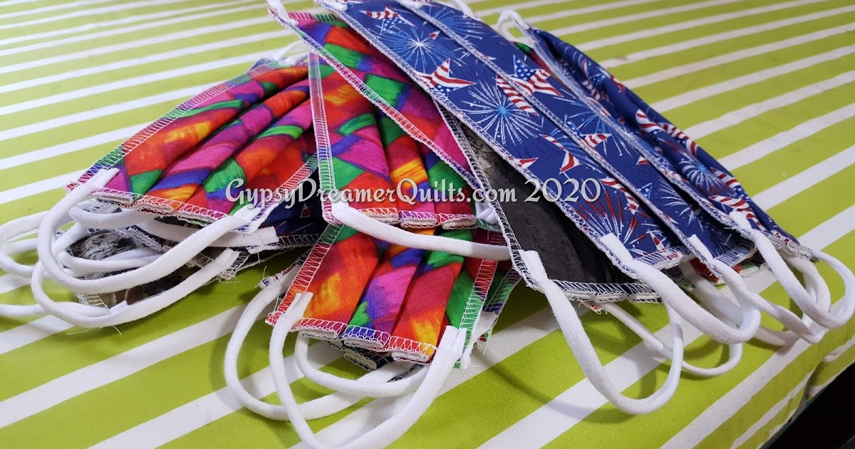 Gypsy Dreamer Quilts: Virus Crisis Face Masks: Sewing with a purpose