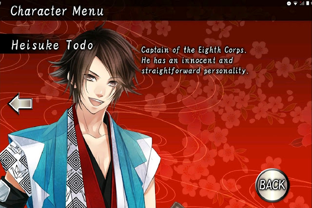 Otome Otaku Girl: [Walkthrough] The Amazing Shinsengumi - Heisuke Todo