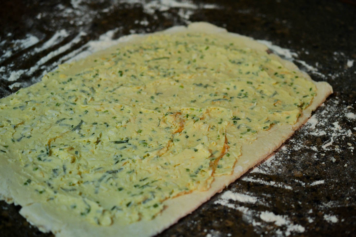 Greedy Girl : Sage chive and smoked mozzarella honey cream Biscuits