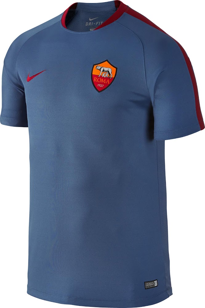 AS Roma 2016 Pre-Match and Training Shirts Released - Footy Headlines