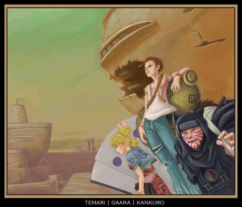 Naruto Characters: Team Gaara