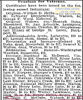 Climbing My Family Tree: 89th Indiana Infantry