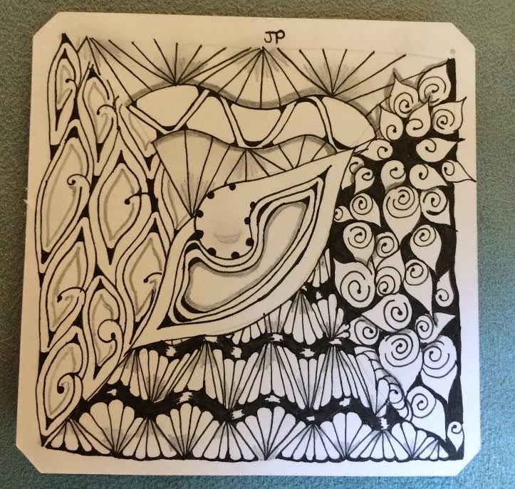 Tickled To Tangle: "It's a String Thing" #106 Tiles