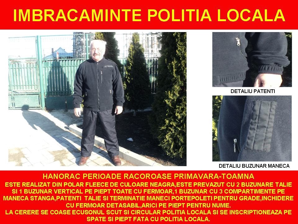 UNIFORME POLIȚIA ROMÂNĂ ȘI POLIȚIA LOCALĂ