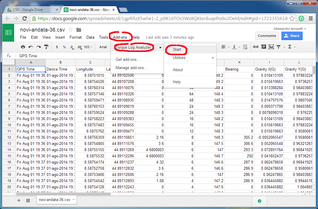 Torque Log Analyzer: Tutorial
