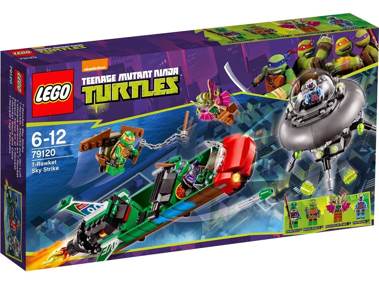 The Lego King: Lego Ninja Turtles Karai Bike Escape, T-Rawket Sky ...