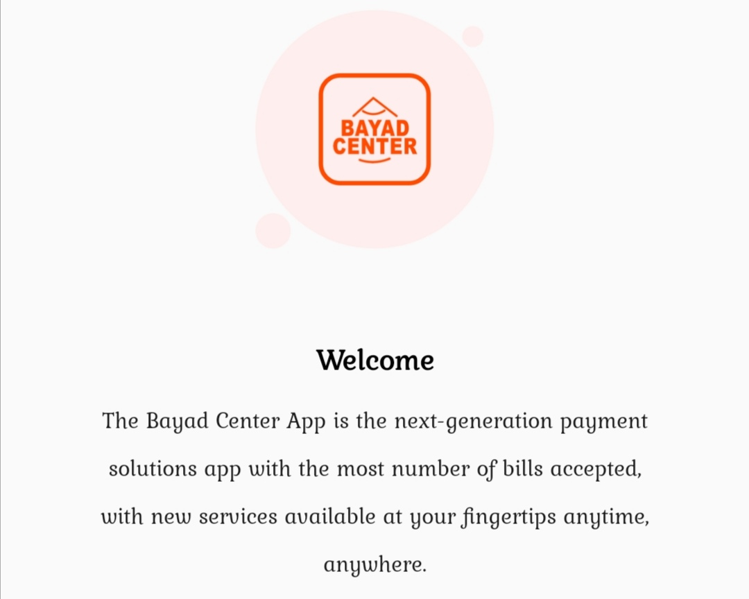 Bayad Center App Registration and Top Up