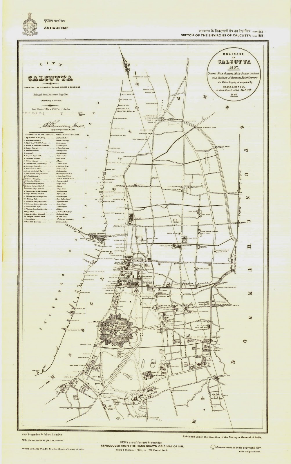 Mapping Resources For India: Antique Maps SOI