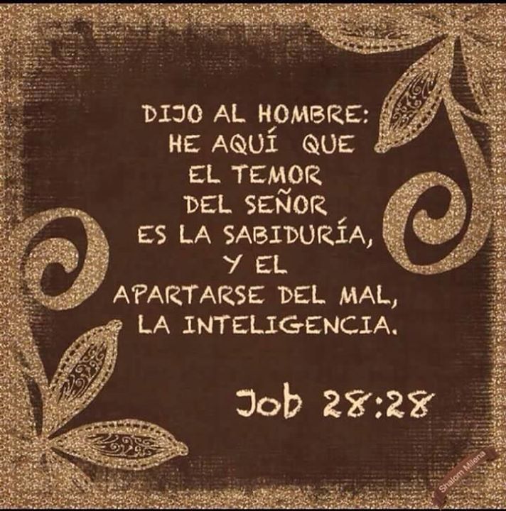Job 28:28 - Imagenes cristianas