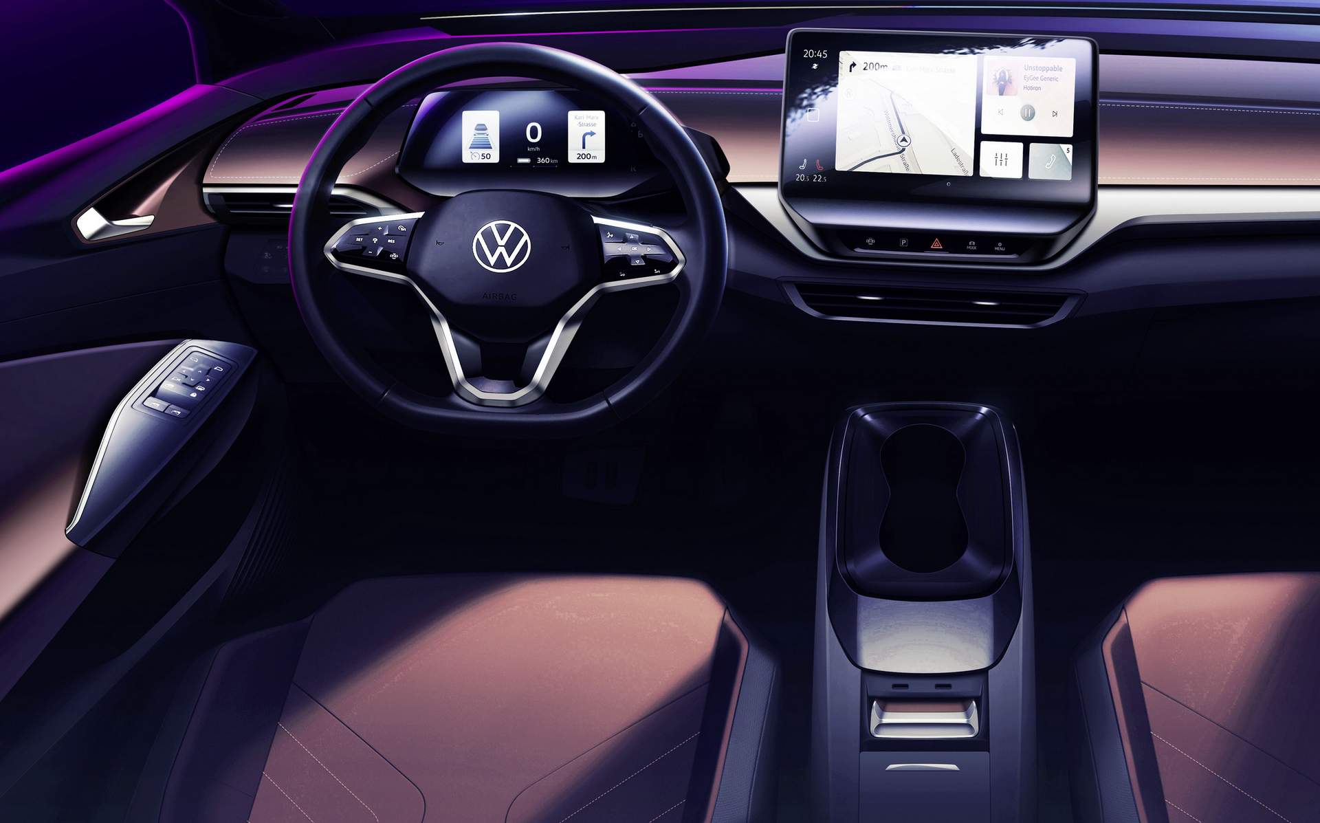 Volkswagen ID4: SUV elétrico tem interior revelado - fotos