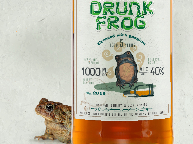 Drunk Frog Whiskey – Packaging Of The World