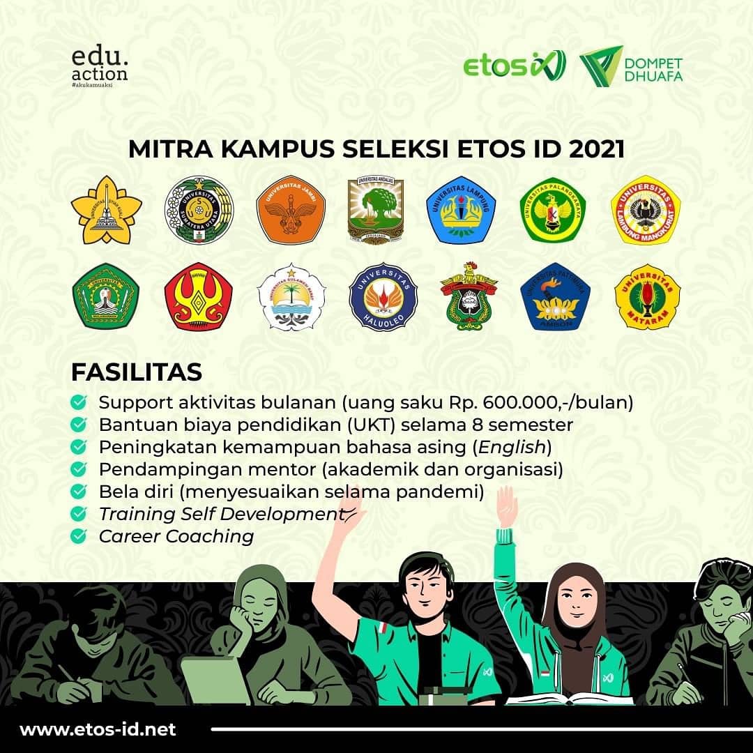 Beasiswa Etos ID 2021 Dibuka, Berikut Persyaratannya | Berita ...