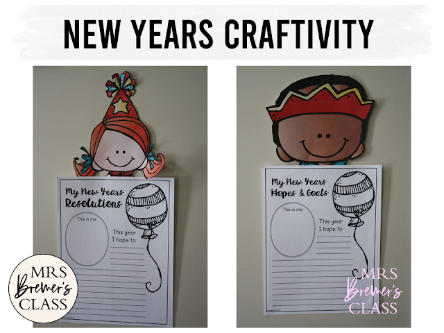 New Year Writing and Craftivity | Mrs. Bremer's Class