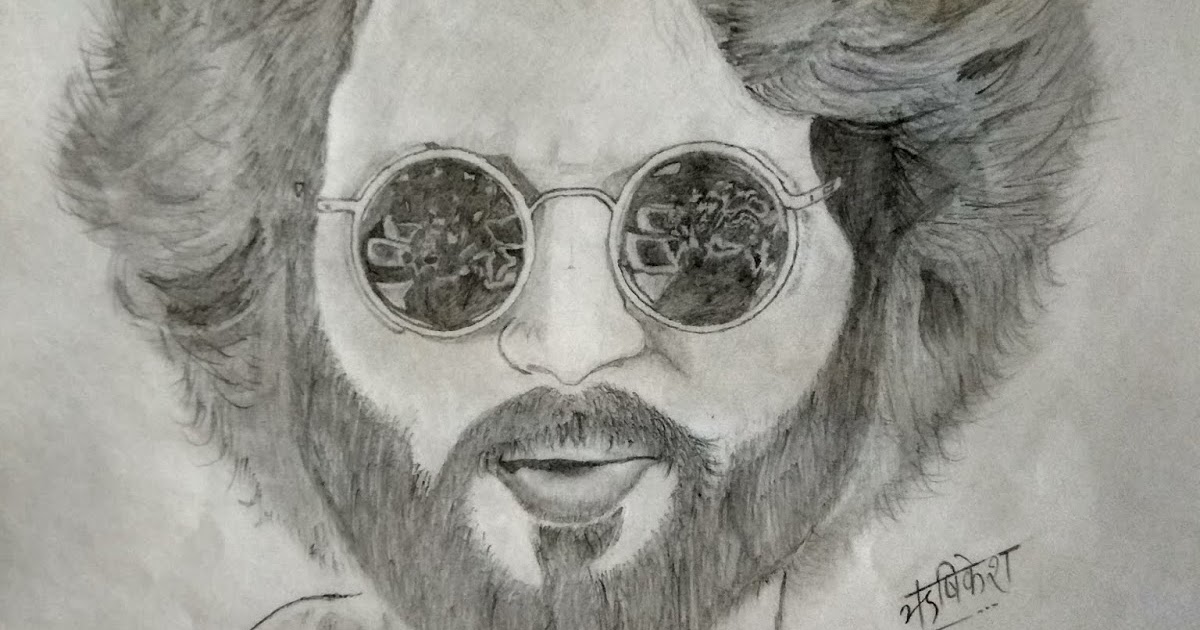 Arjun Reddy sketch by Rushikesh arts