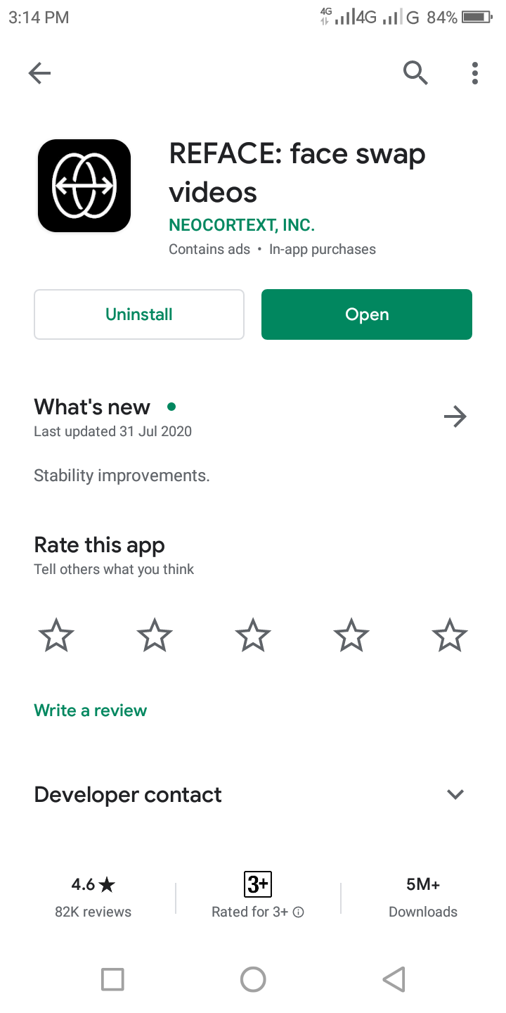 REFACE APP: APLIKASI TUKAR MUKA DALAM VIDEO