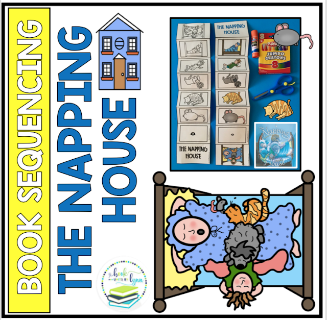 THE NAPPING HOUSE BOOK SEQUENCING CRAFT ~ Book Units by Lynn
