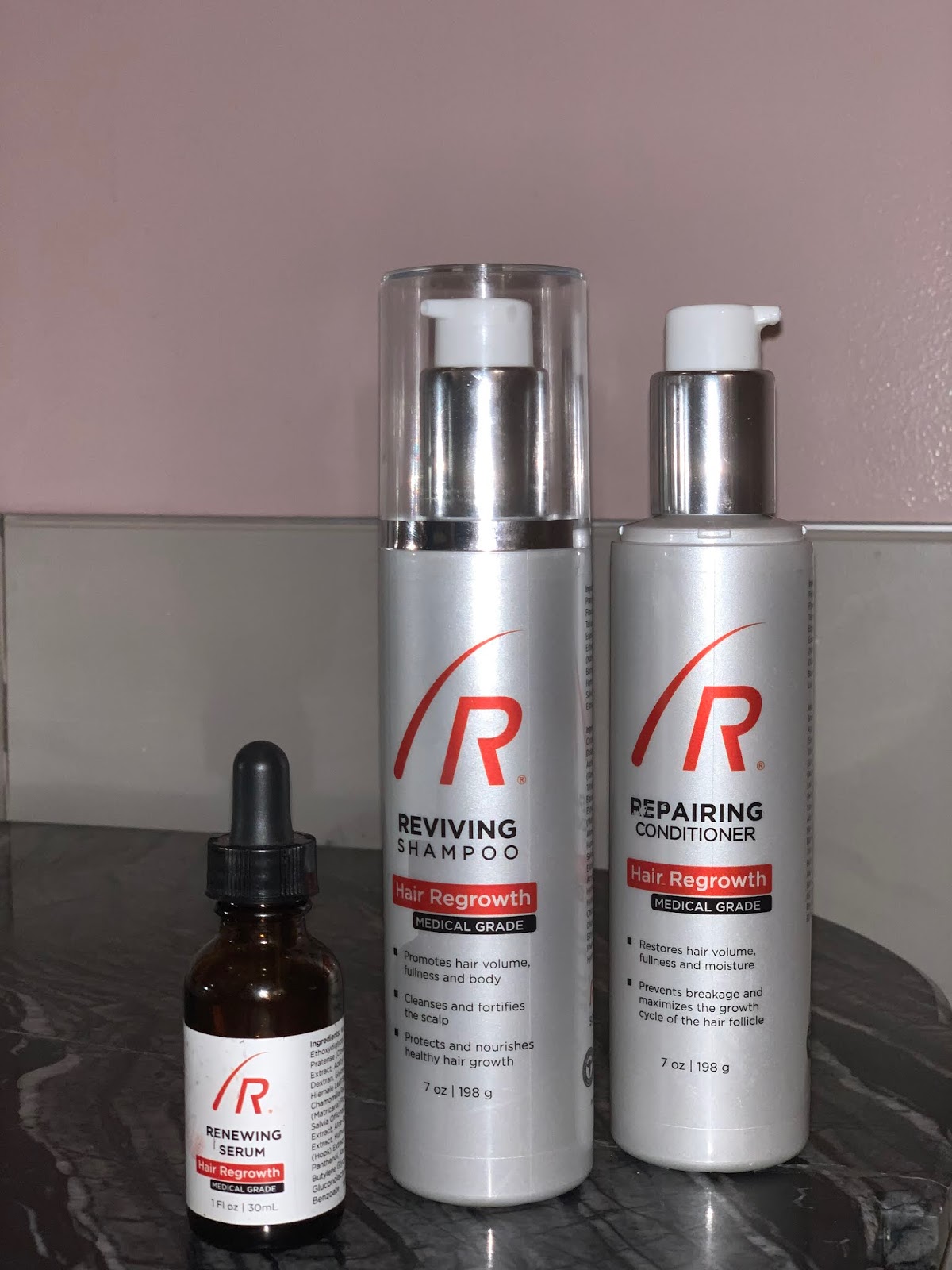 REVIAN RED Scalp Care System: Renew Regrow and Regain Healthy Fuller Hair