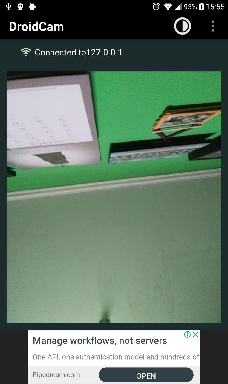 Droidcam: Using your android phone's camera as webcam