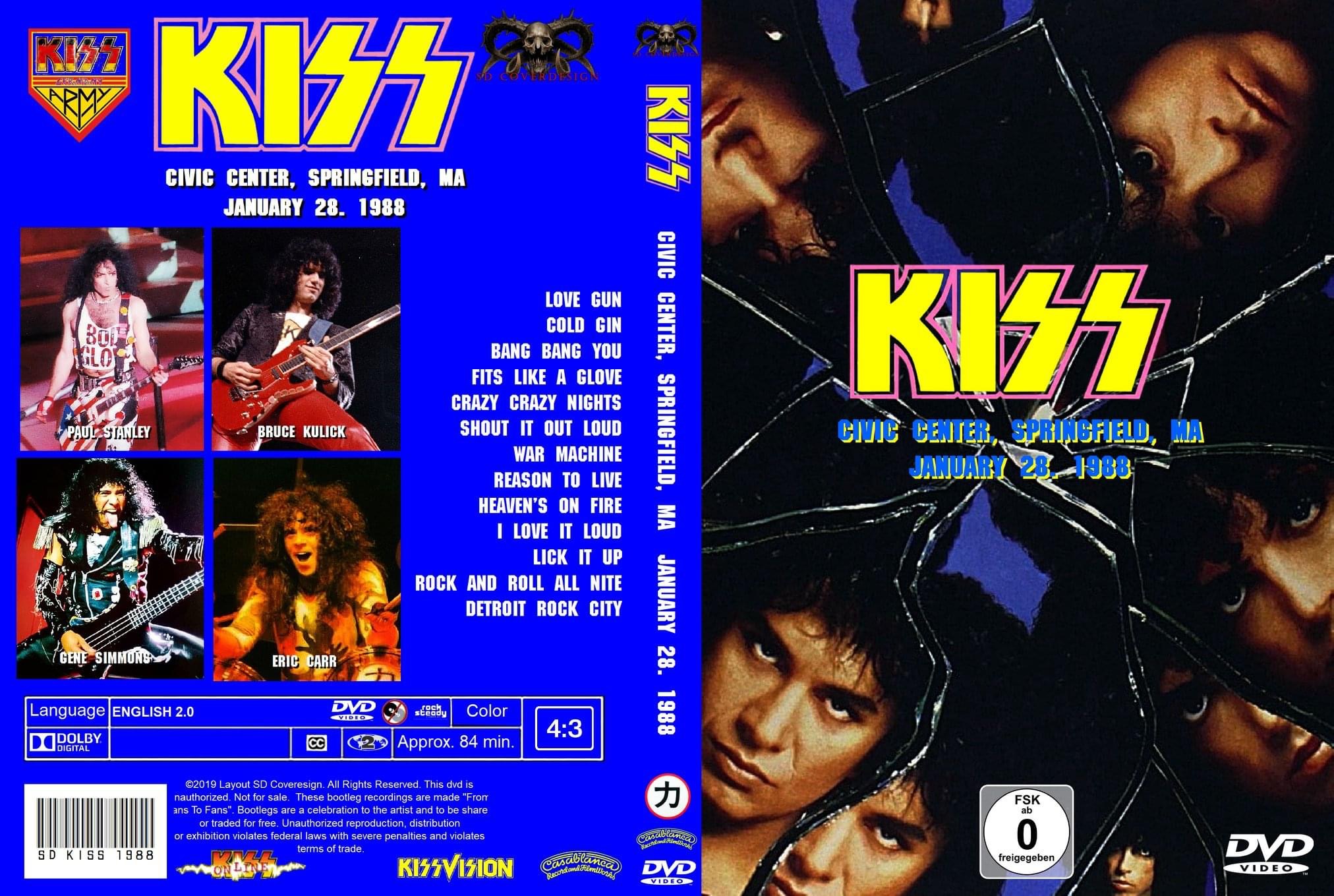 KISS Bootleg DVD Covers