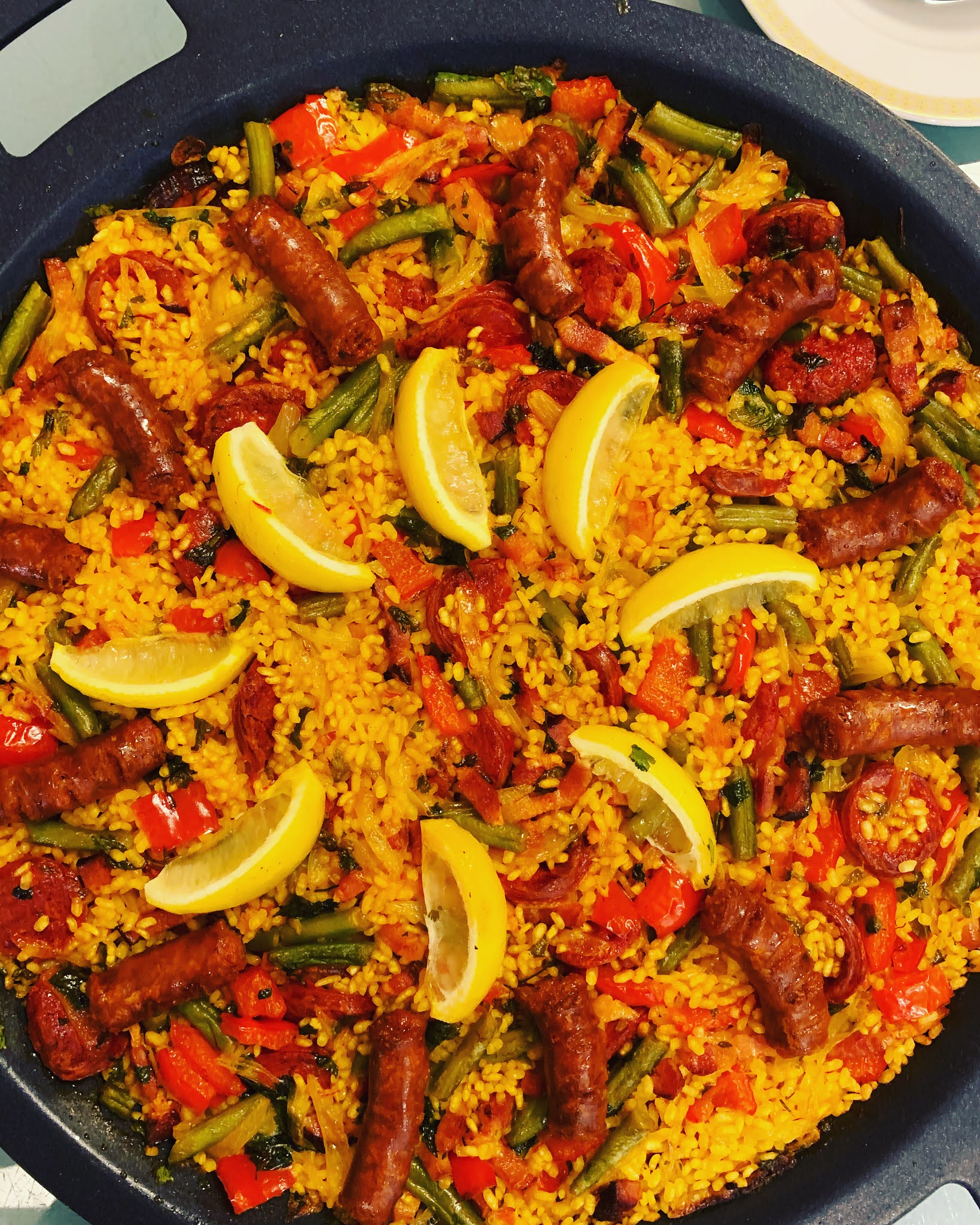 “Paella” con carne (mucha carne) | On Egin Eta Topa