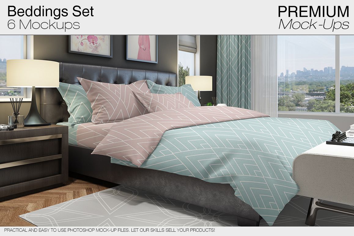 690+ Best Bedding Mockup Templates | Free & Premium