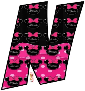 Minnie Letters. Letras de Minnie. - Oh my Alfabetos!