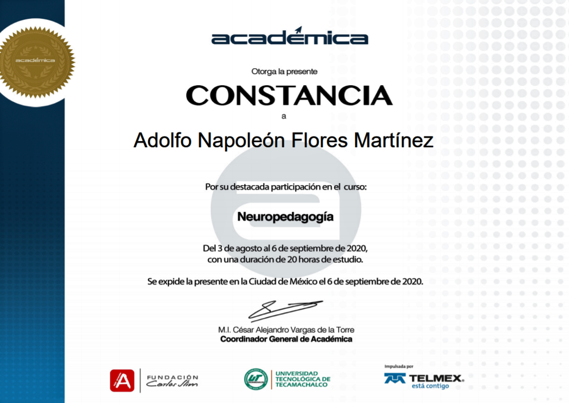 Ejemplos De Constancias De Estudios