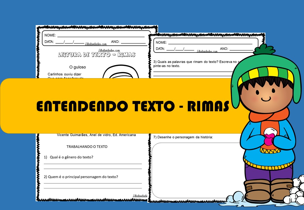 ENTENDENDO O TEXTO - RIMAS