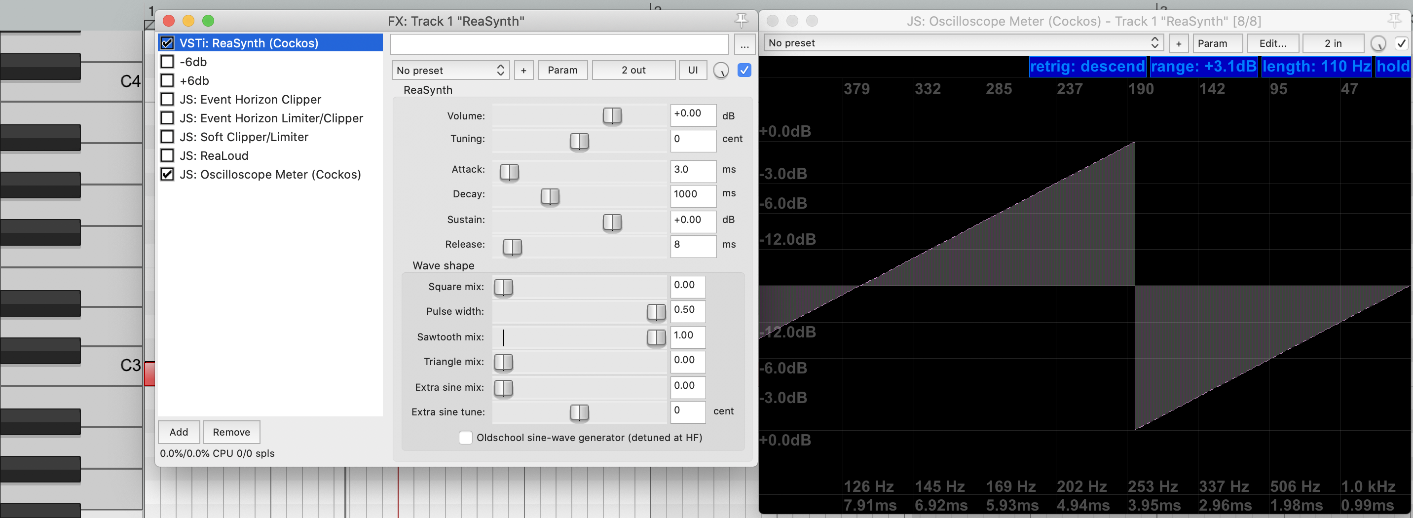 Interfaceoff: Reaper clipping, limiting, and loudness for mastering.