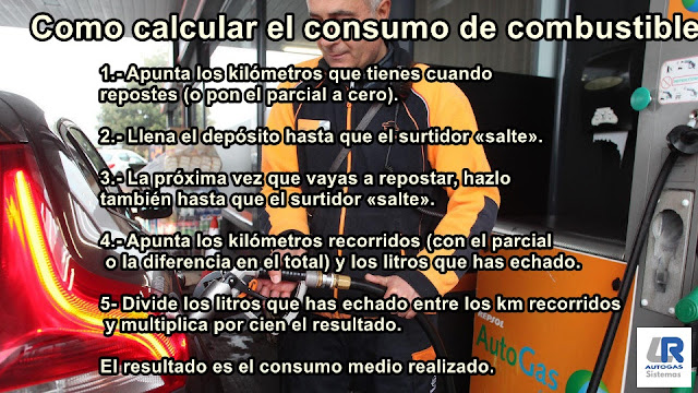 Como Calcular el consumo real de combustible de tu coche. | LR Autogas