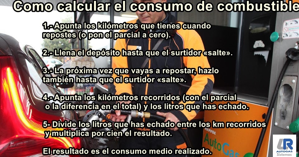 Como Calcular el consumo real de combustible de tu coche. | LR Autogas