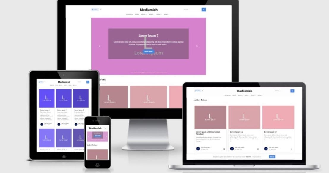 Download Template Medium Versi Blogger Gratis - Mediasiana.com - Media ...