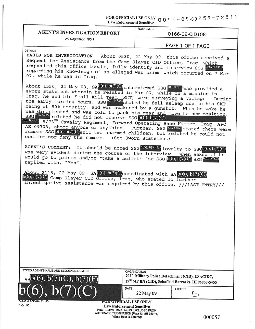 Asked by investigators if he would give his life or go to prison for ...