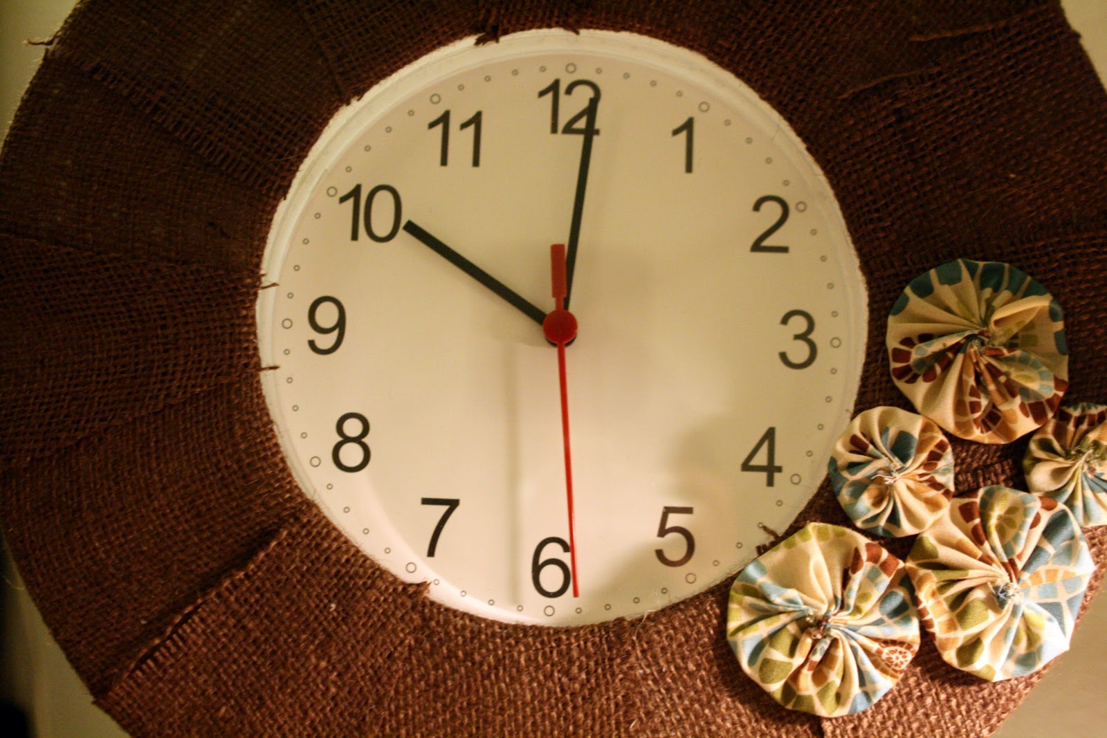 Sugar and Stitches: Boring Ikea Clock Transformed