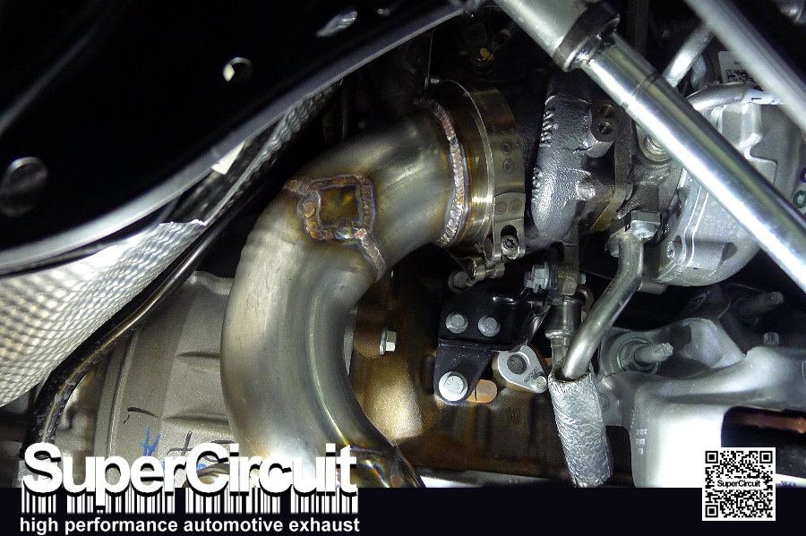 SUPERCIRCUIT Exhaust Pro Shop: Ford Ranger Wildtrak 2.0 Bi-turbo Downpipe