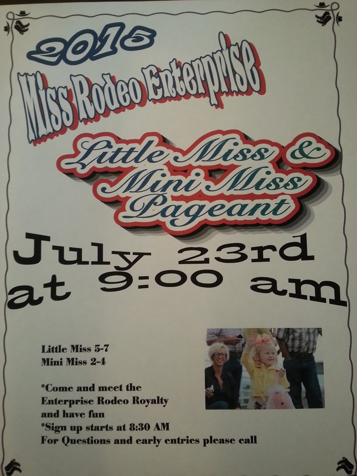 2019 American Legion Miss Rodeo Enterprise Royalty: LITTLE BUCKAROO ...