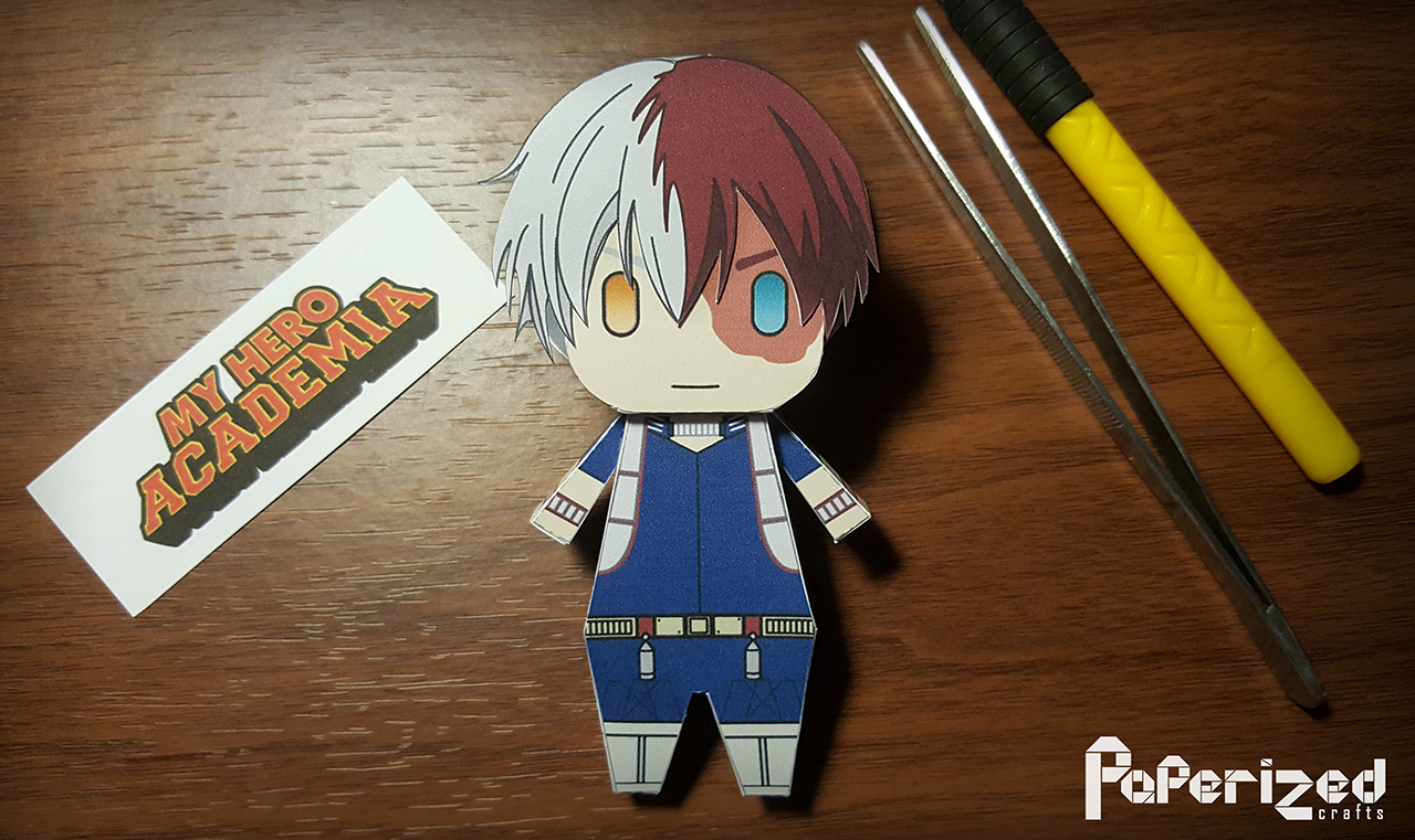 My Hero Academia: Shoto Todoroki Papercraft | Paperized Crafts
