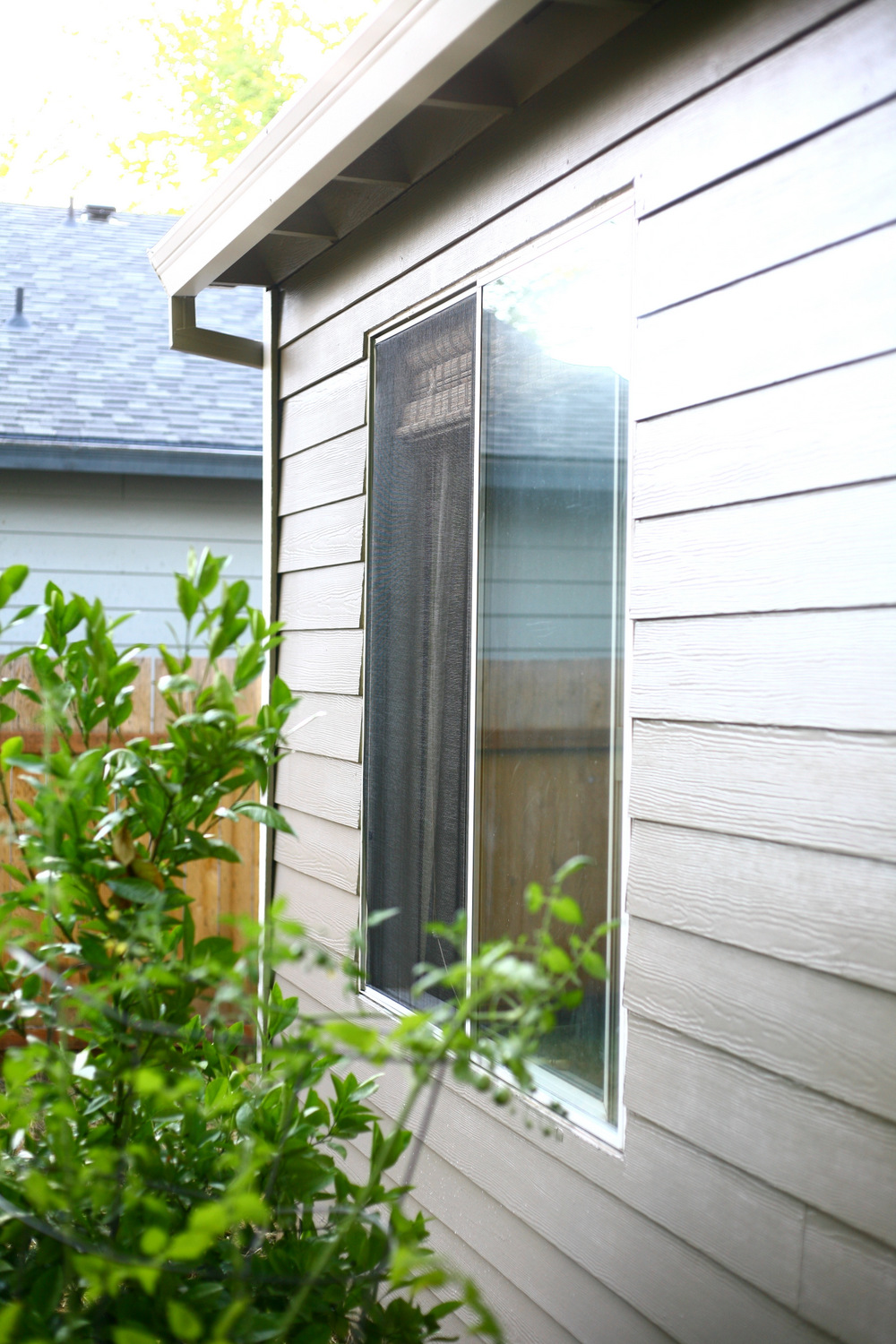 Our house has window screens now, you know, like a normal HOUSE ...