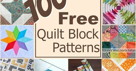 Quilting Land: 100+ Free Quilt Blocks Patterns