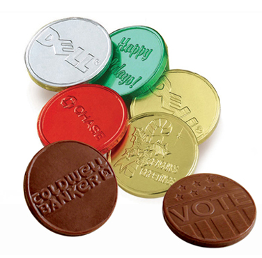 Personalized Chocolate Coins: 2015