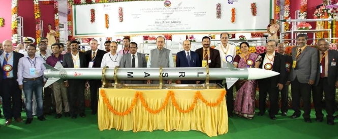 The first LRSAM jointly developed by Israel and India was handed over ...