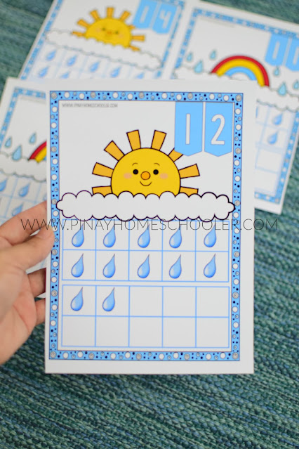 Weather Preschool Math and Literacy Mini Unit | The Pinay Homeschooler