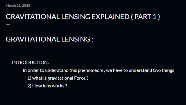 GRAVITATIONAL LENSING explained ( part 2 )