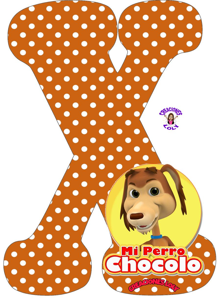 Creaciones Loly: Abecedario Mi Perro Chocolo
