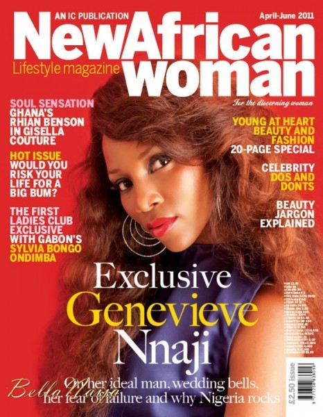 AFRICA'S SHOWBIZ: GENEVIEVE COVERS NEW AFRICAN WOMAN MAGAZINE