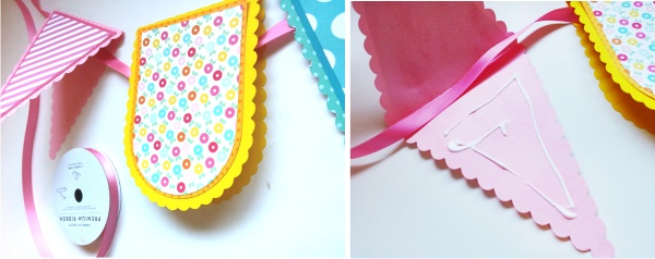 Quick Paper Party Pennants - myscrapchick