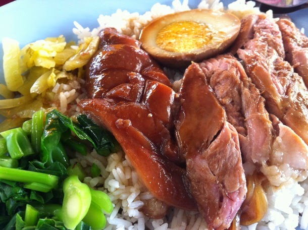 Five Spices Boiled Ham with Rice | Thai Cuisine Recipes