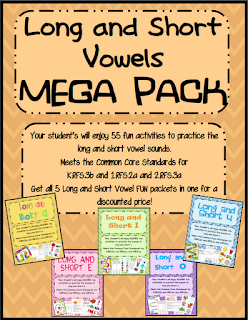 Peterson's Pad: Vowel freebie