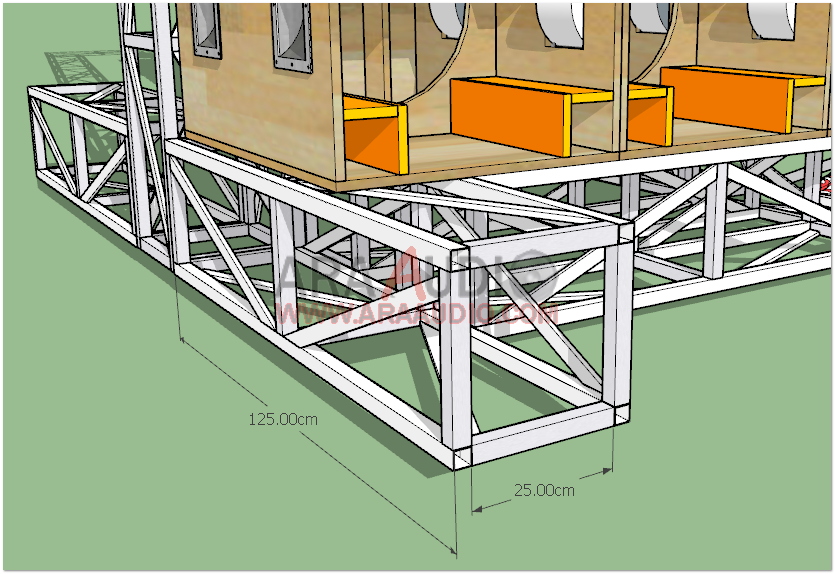 Ukuran Rigging Sound System 5 meter