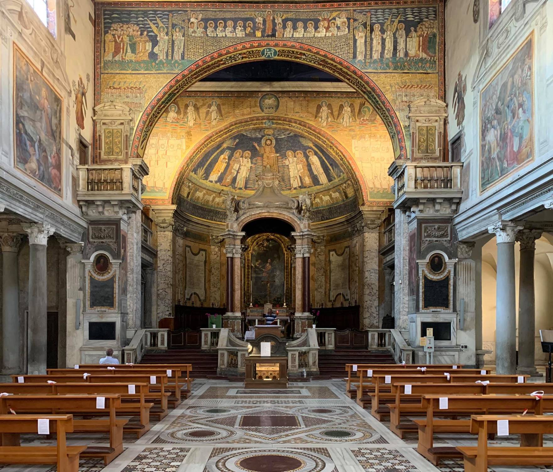New Liturgical Movement: The Mosaics of the Basilica of St Praxedes